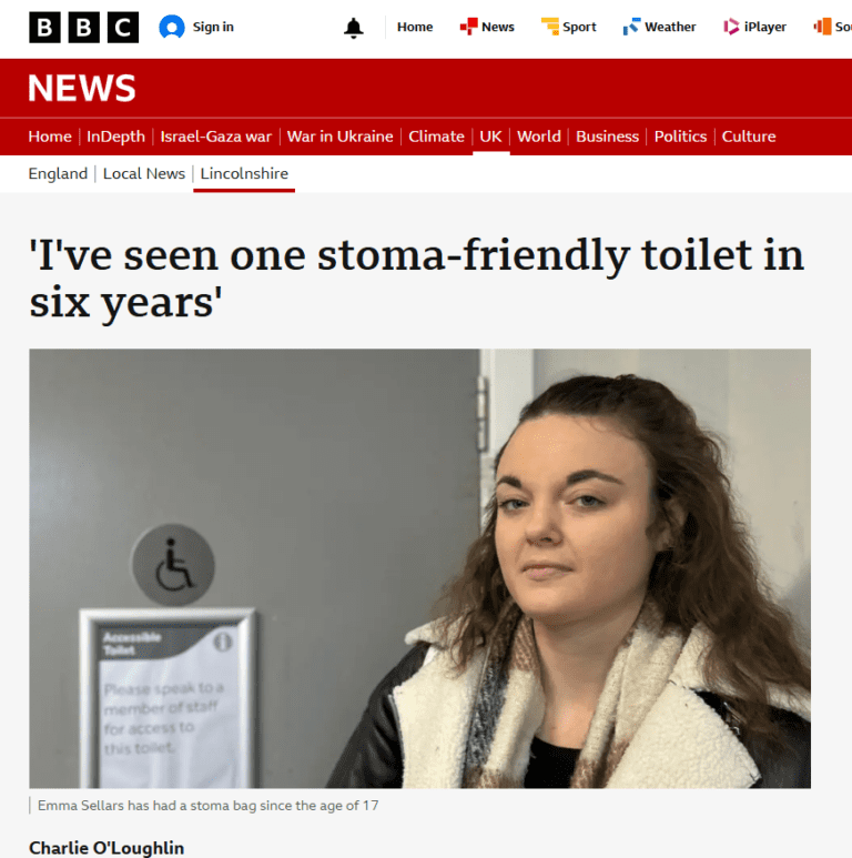 Stoma friendly toilets - StoCare - Rhodes Health